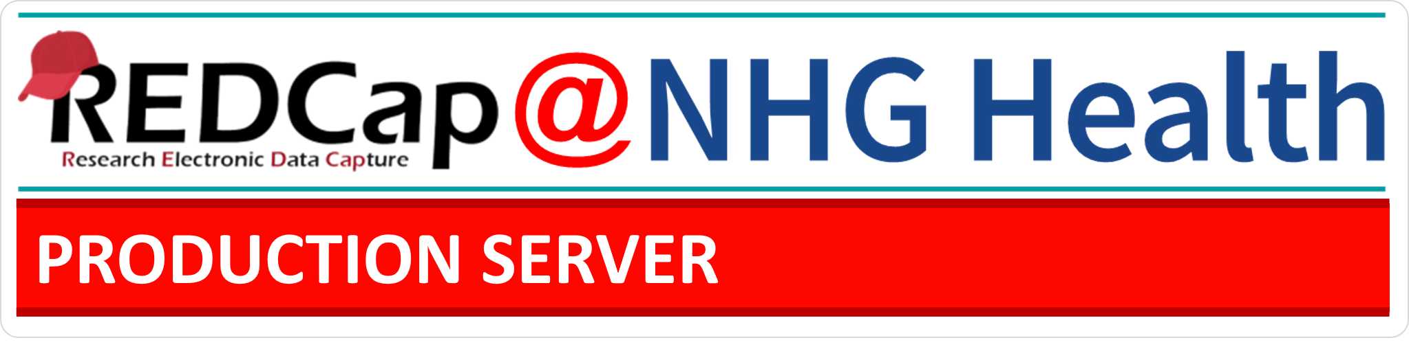 NHG REDCap Production Server Login